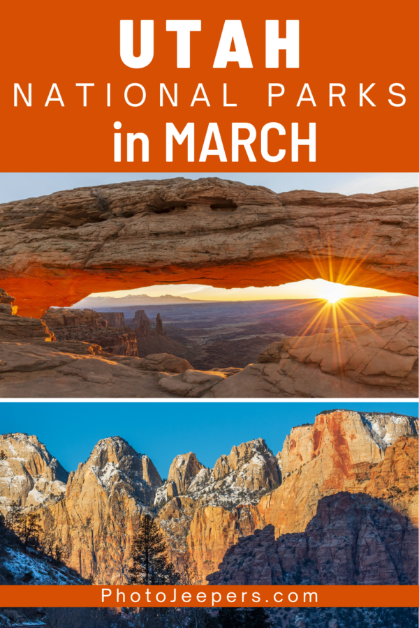 Visiting Utah National Parks in March - PhotoJeepers