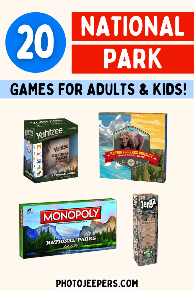 National Park Games For Adults and Kids - PhotoJeepers