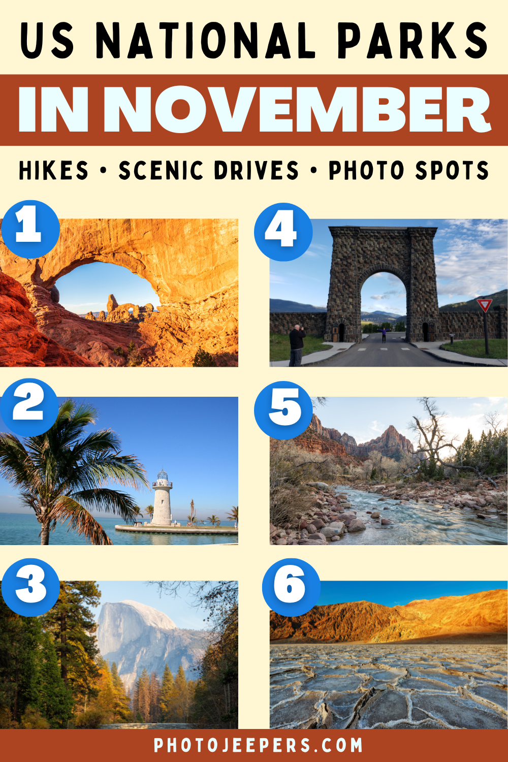 Best US National Parks to Visit in November - PhotoJeepers