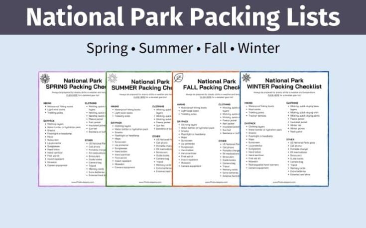 Winter Packing List For National Parks - PhotoJeepers