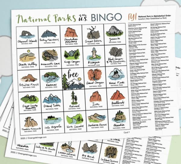 National Park Games For Adults and Kids - PhotoJeepers