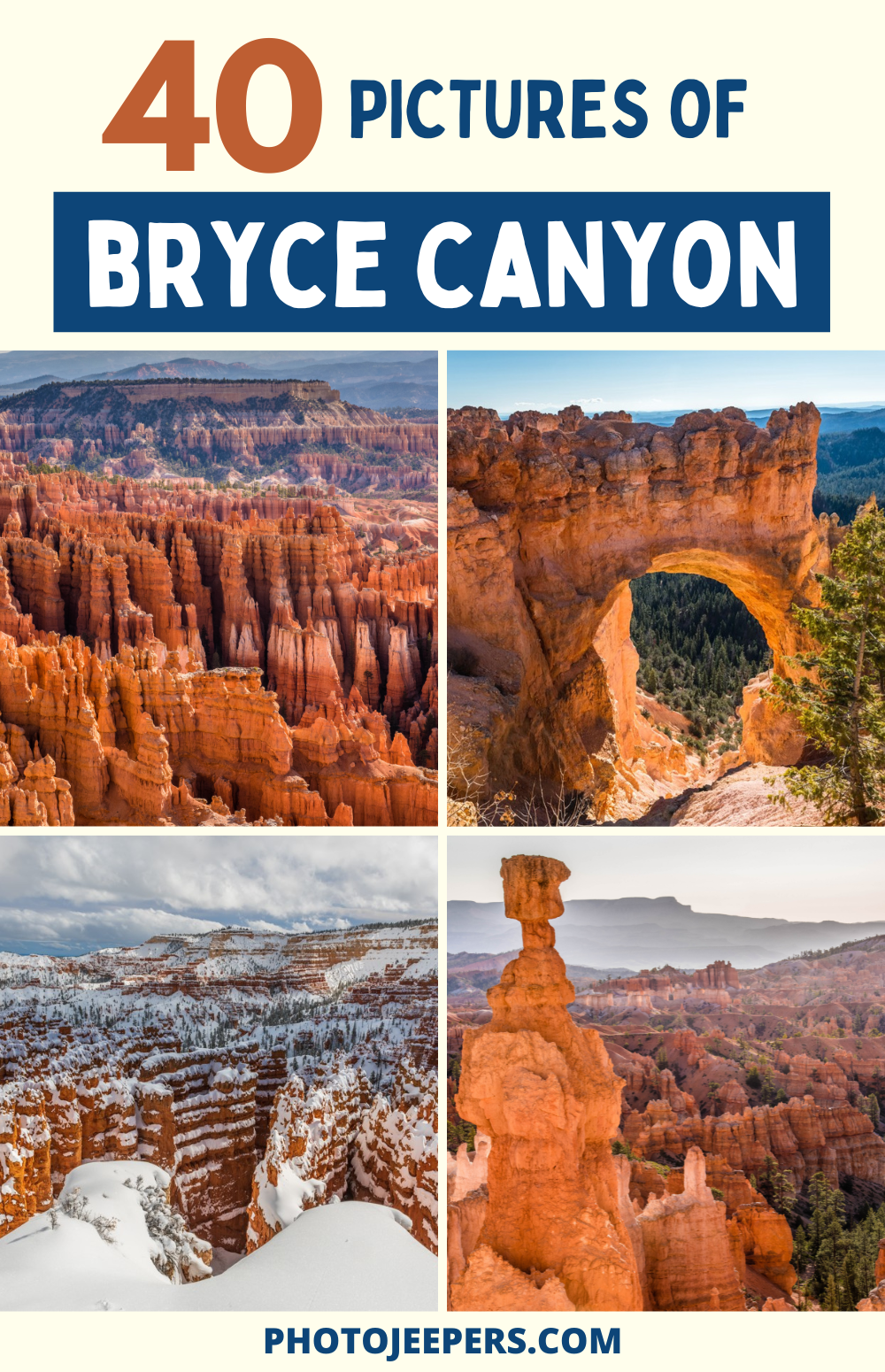 40 Bryce Canyon Pictures + Tips for Visiting - PhotoJeepers