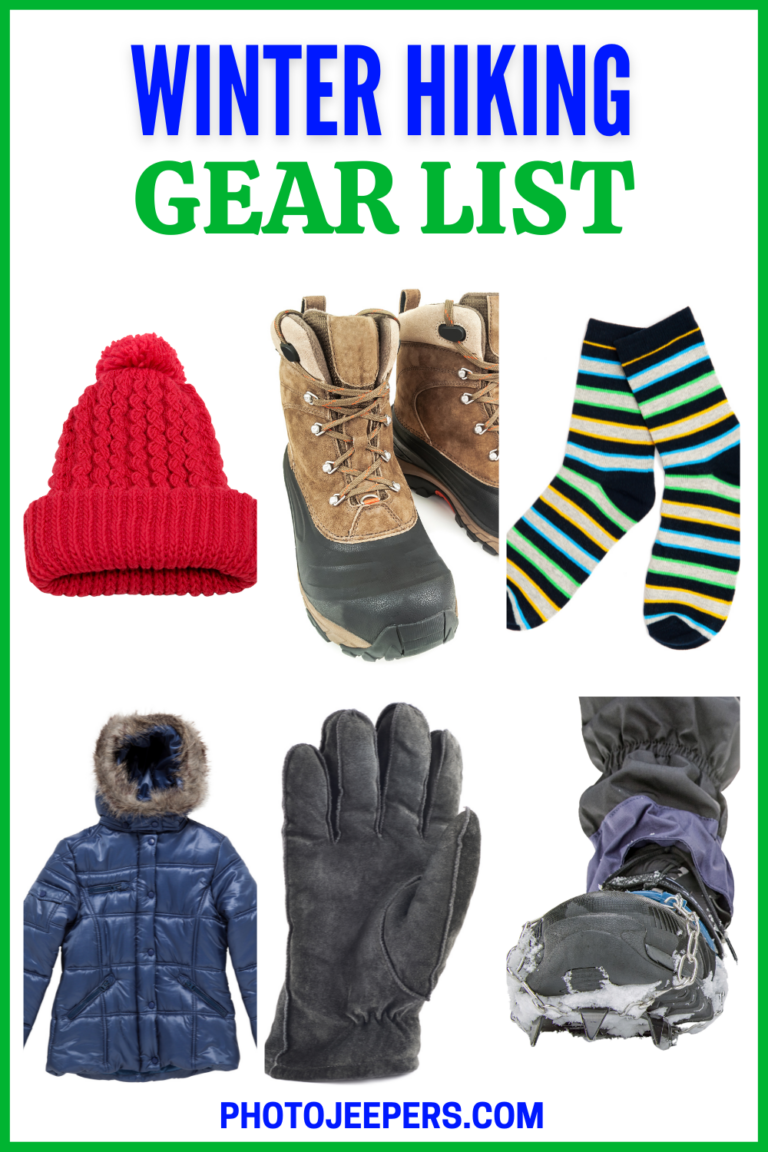 Winter Hiking Gear List + Free Printable - PhotoJeepers