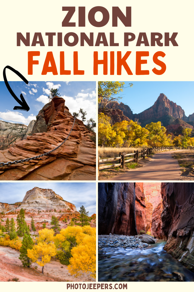 Zion National Park Fall Hikes
