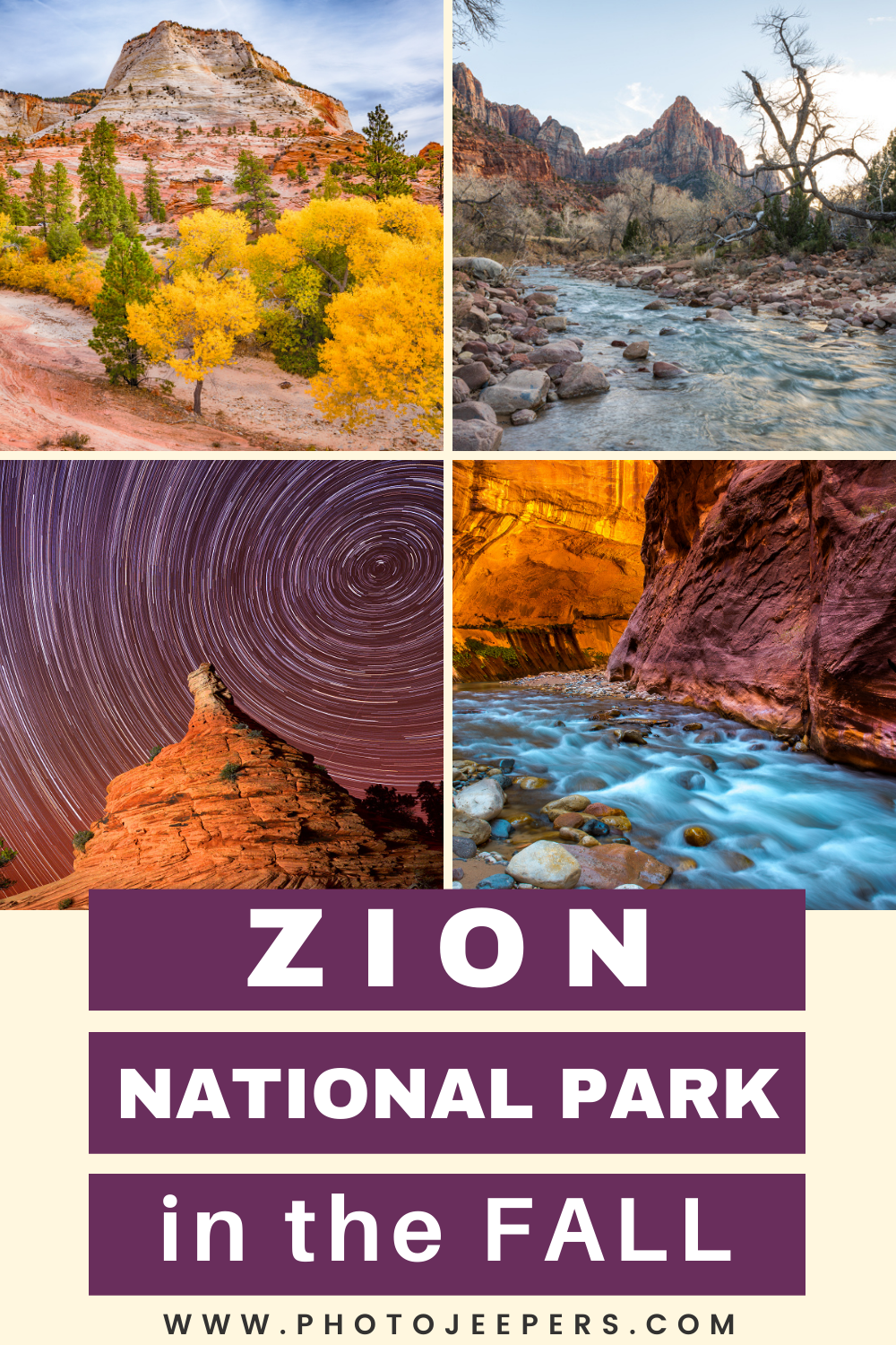 Visiting Zion National Park in the Fall - PhotoJeepers