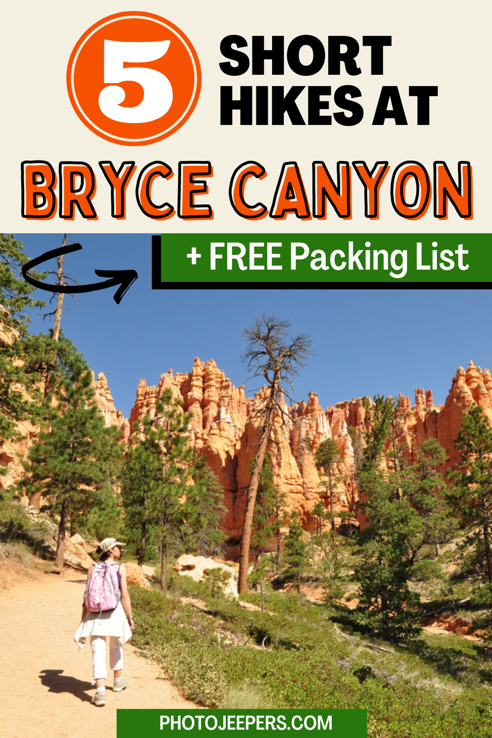 Best Short Hikes at Bryce Canyon National Park - PhotoJeepers