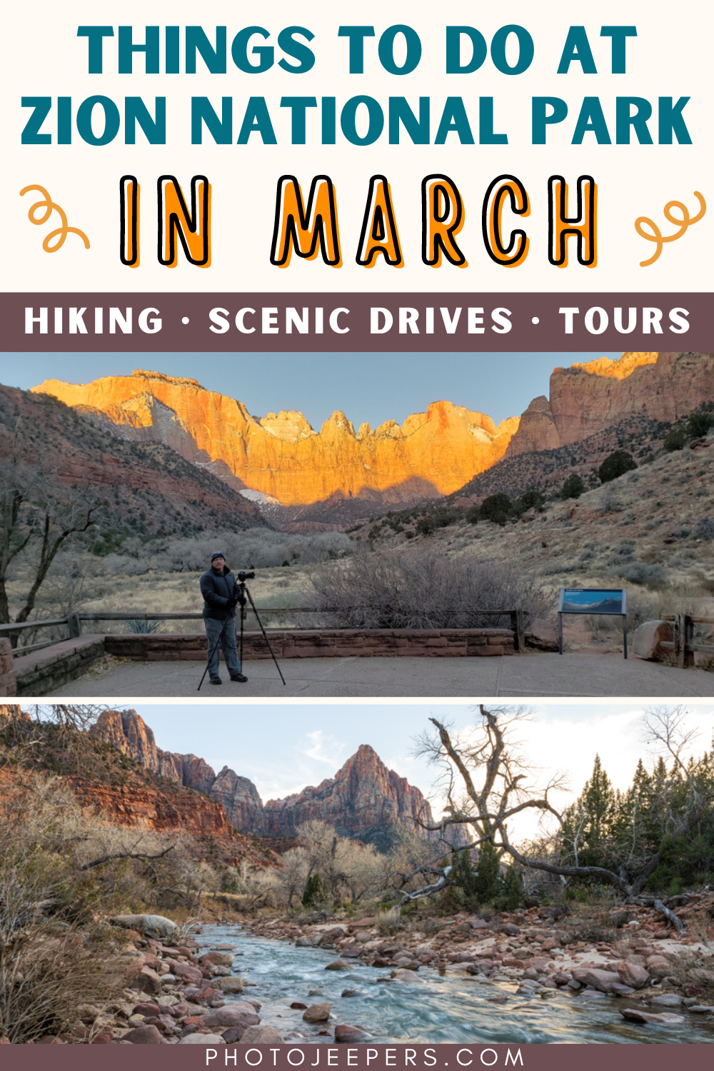 Things To Do At Zion National Park in March - PhotoJeepers