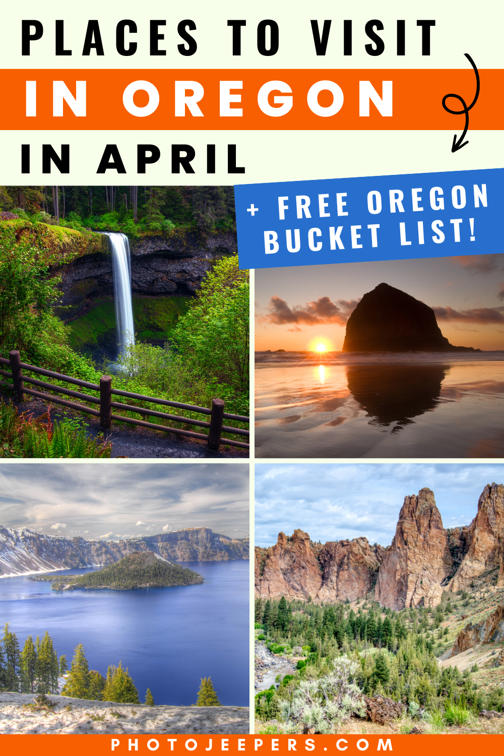 Places to Visit in Oregon in April - PhotoJeepers